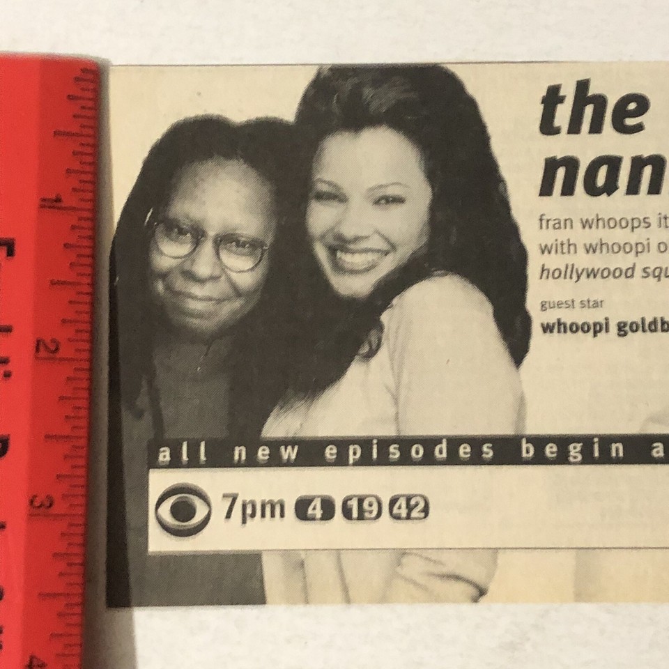 Nanny Tv Guide Print Ad Fran Drescher Whoopi Goldberg TPA18 | eBay