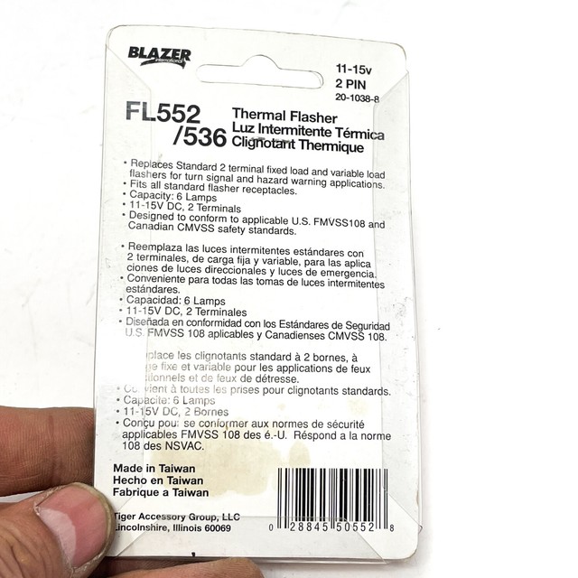 Blazer BRAND Fl552 536 Thermal Flasher for sale online | eBay