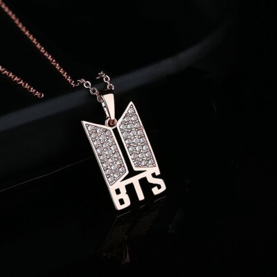 Silver Necklace Bangtan Boys Kpop BTS Chain Christmas Gift Charm ...