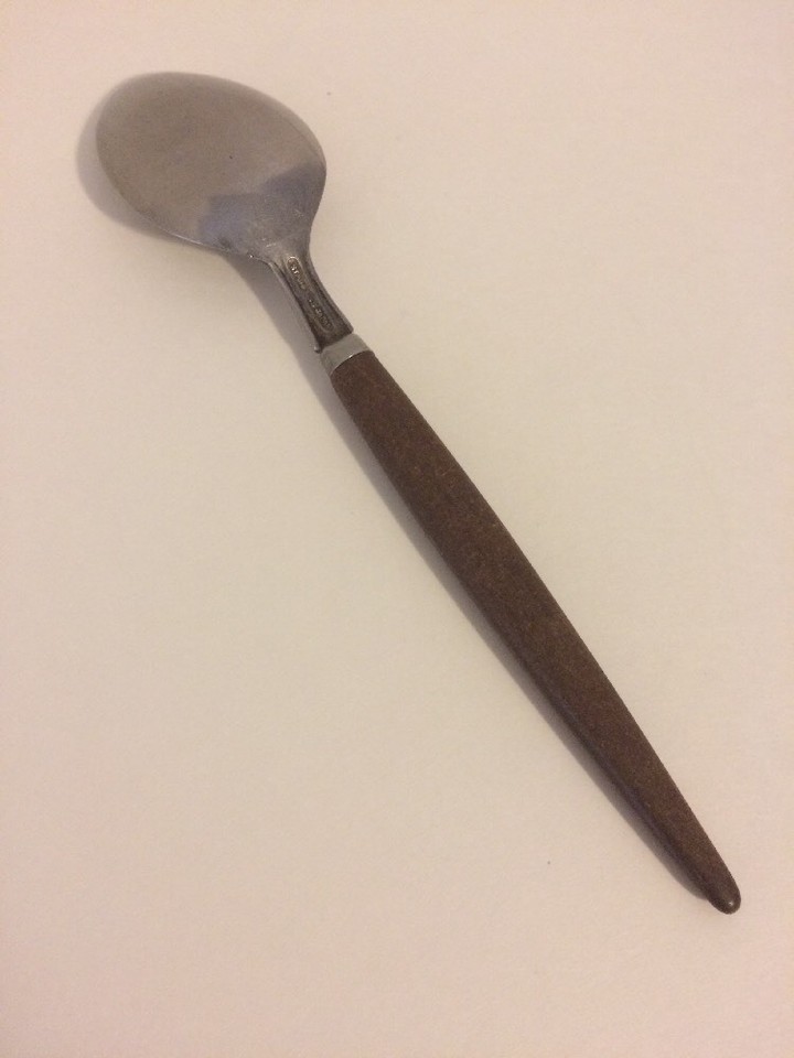 Japan Stainless Wood Like Brown Handle Pointed Tip TEASPOON 6 3/4" | eBay