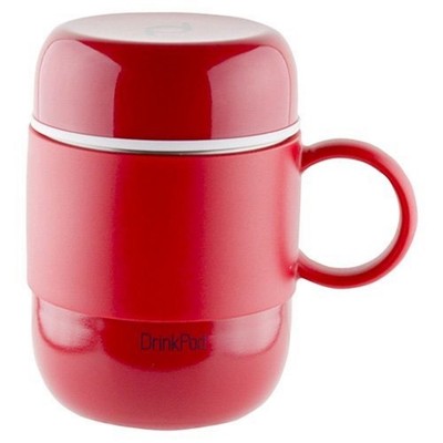 DrinkPod mug isotherme avec manche en acier inoxydable à double paroi ...