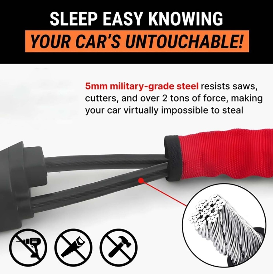 Ouvra Titan Car Lock,Titan Lock Steering Wheel Locks,Anti Theft ...