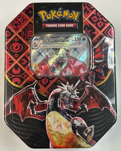 Pokemon Paldean Fates Charizard EX Tin (New/Factory Sealed) | eBay