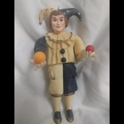 Jester Juggler Ornament Shelf Figure Sits Articulate Limbs Vintage | eBay