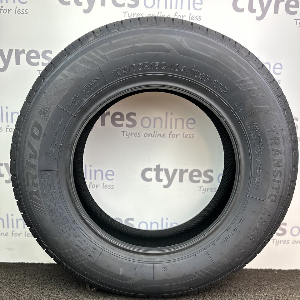 2X New 195 70 15 195/70R15C VAN TYRES 104/102R ARIVO VAN *C/B RATED* (2 ...