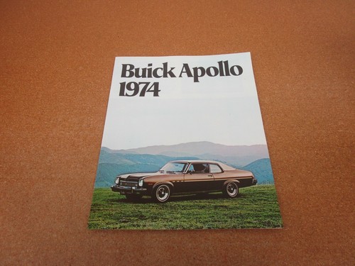 1974 Buick Apollo sales brochure 8 pg CANADA ORIGINAL | eBay