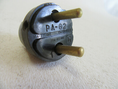 Pyle Pa-62 Male Connector Plug 2 Prong Pin Welder Plug Gilliland Others ...