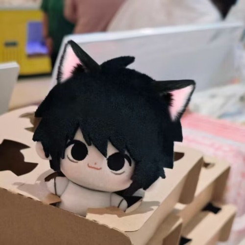 DEATH NOTE L·Lawliet Anime Plush Doll Stuffed Cosplay Keychain Pendant ...