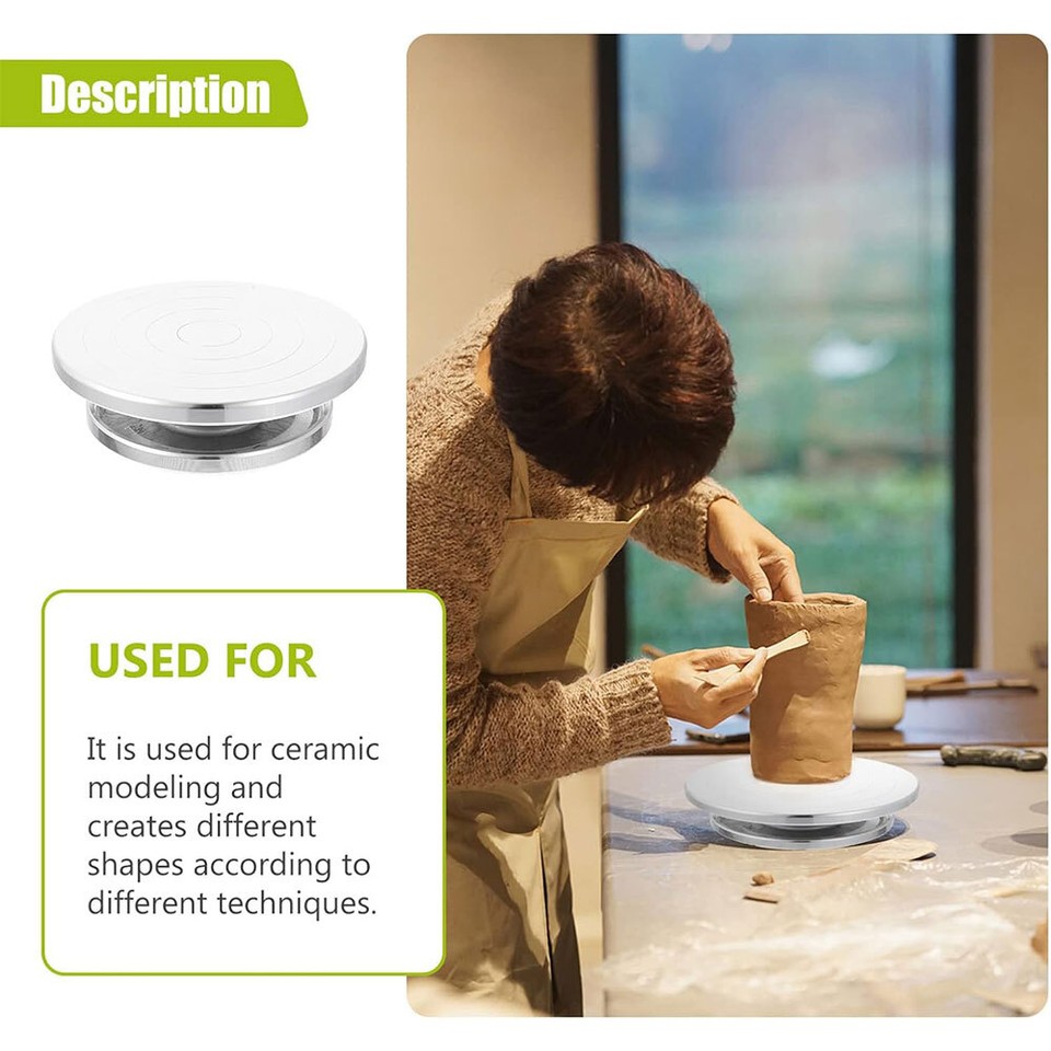 Heavy Duty Sculpting Wheel Turntable Pottery Banding DIY Projects for ...