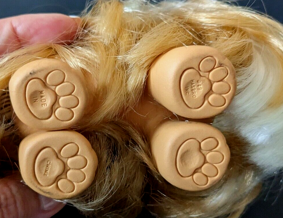 Vintage Hasbro 1989 Sweetie Pups Bearded Collie Brushable Dog Series 1 ...