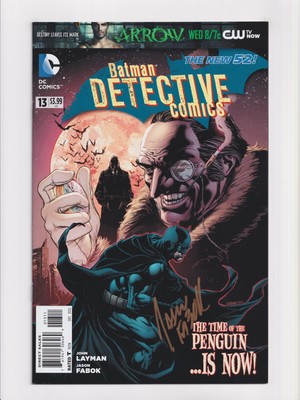 Detective Comics #13 New 52 DC Comics 2012 Signed Jason Fabok High ...