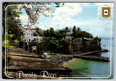 Aged Spanish Gates Puerto Rico 1960s City Walls Old Spanish Gate
