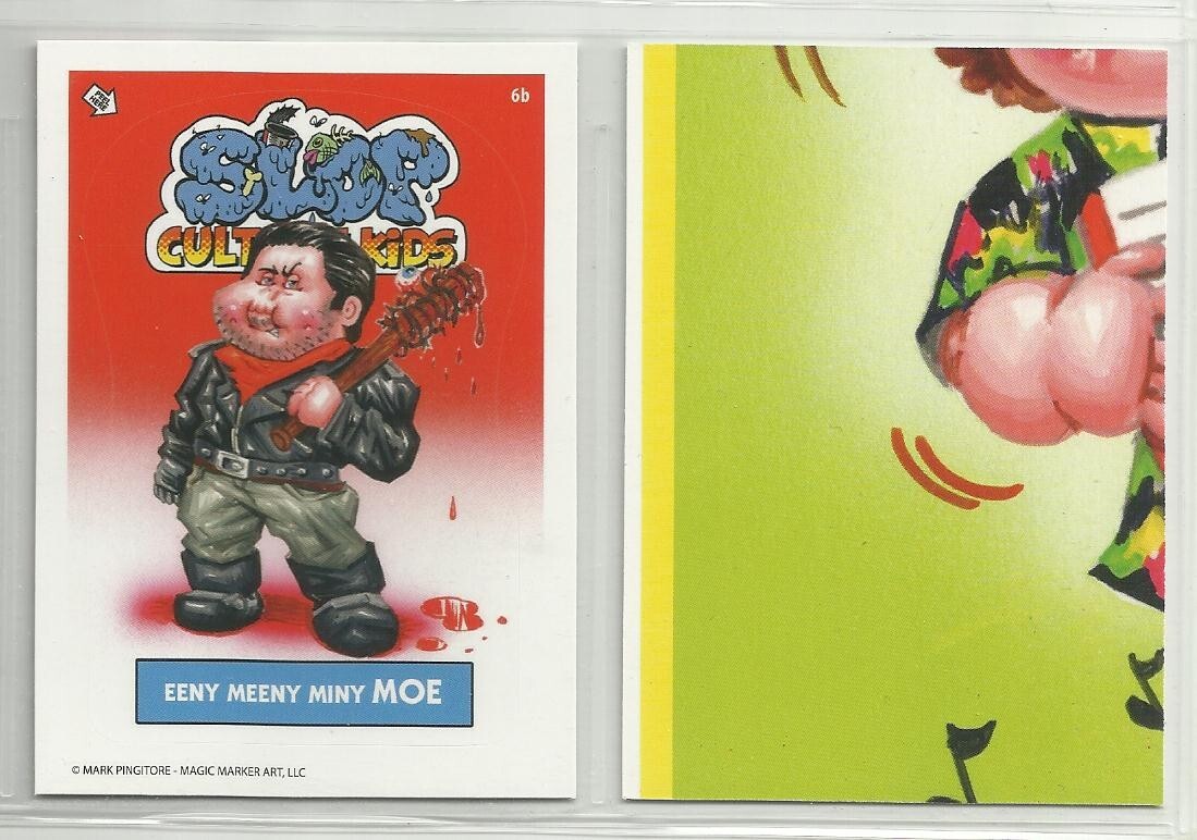 Slop Culture Kids 1 (Magic Marker) GPK "Parody Sticker" #6b EENY MEENY ...