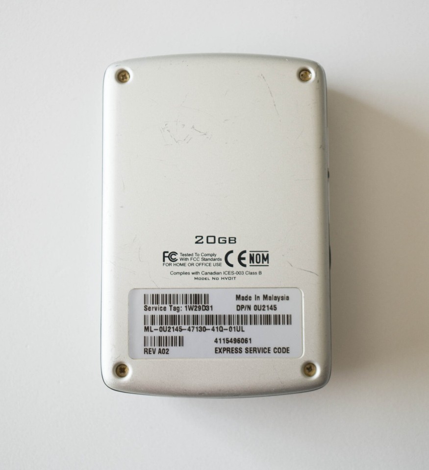 Dell Digital Jukebox 20GB MP3 Player - Fully Functional | eBay