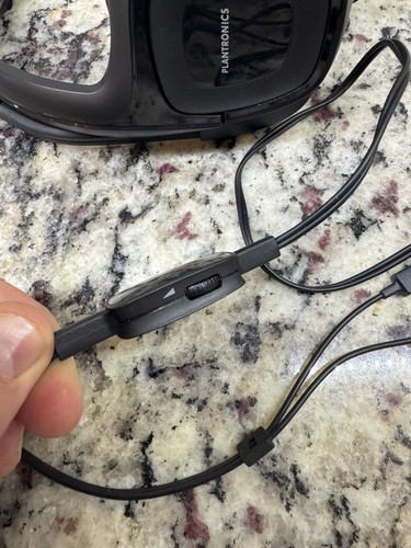 Plantronics Audio [A355 Headset Headphones with Microphone Mic Black | eBay