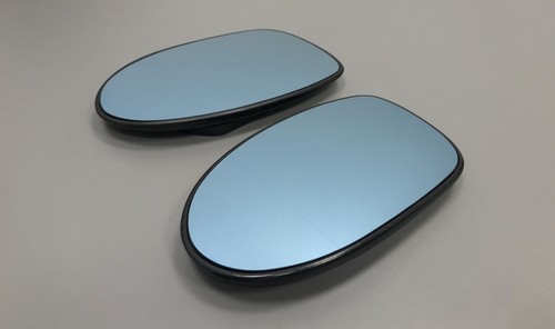 2x M5 Mirror Glass SET Exterior side Heated With frame and mounting For ...