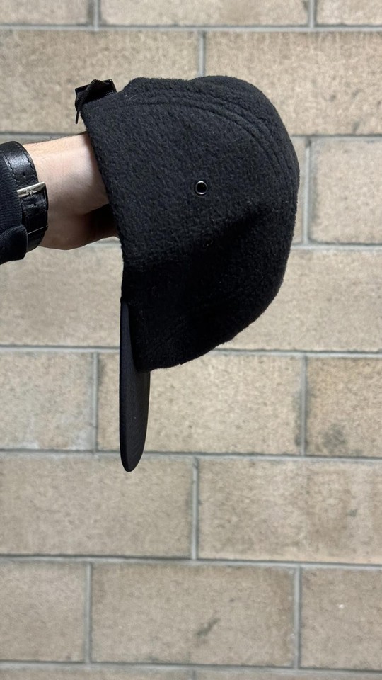 Only NY Black Fleece Bucket Hat with Adjustable Strap | eBay