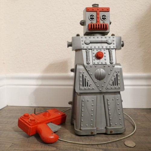 Classic Vintage - 14" ROBERT THE ROBOT - Ideal Toy Company - 1954 NO ...