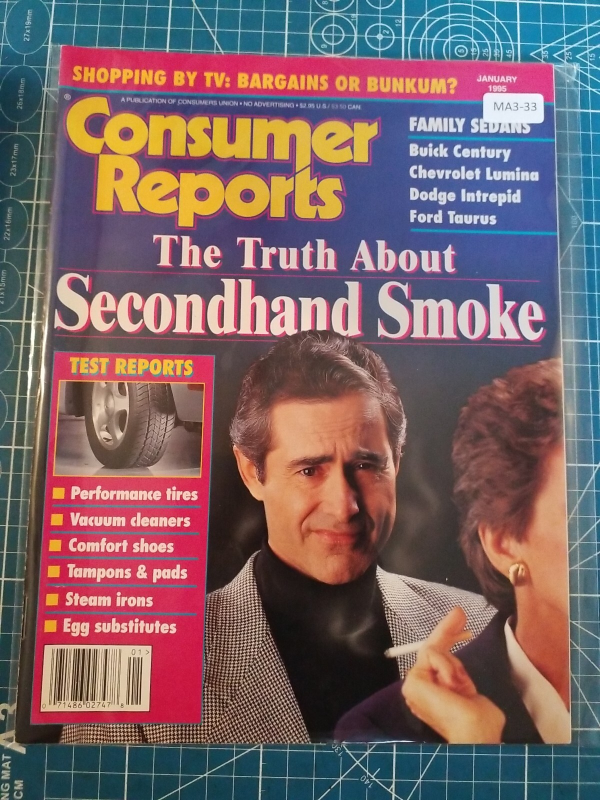 Consumer Reports Magazine January 1995 MA3-33 | eBay