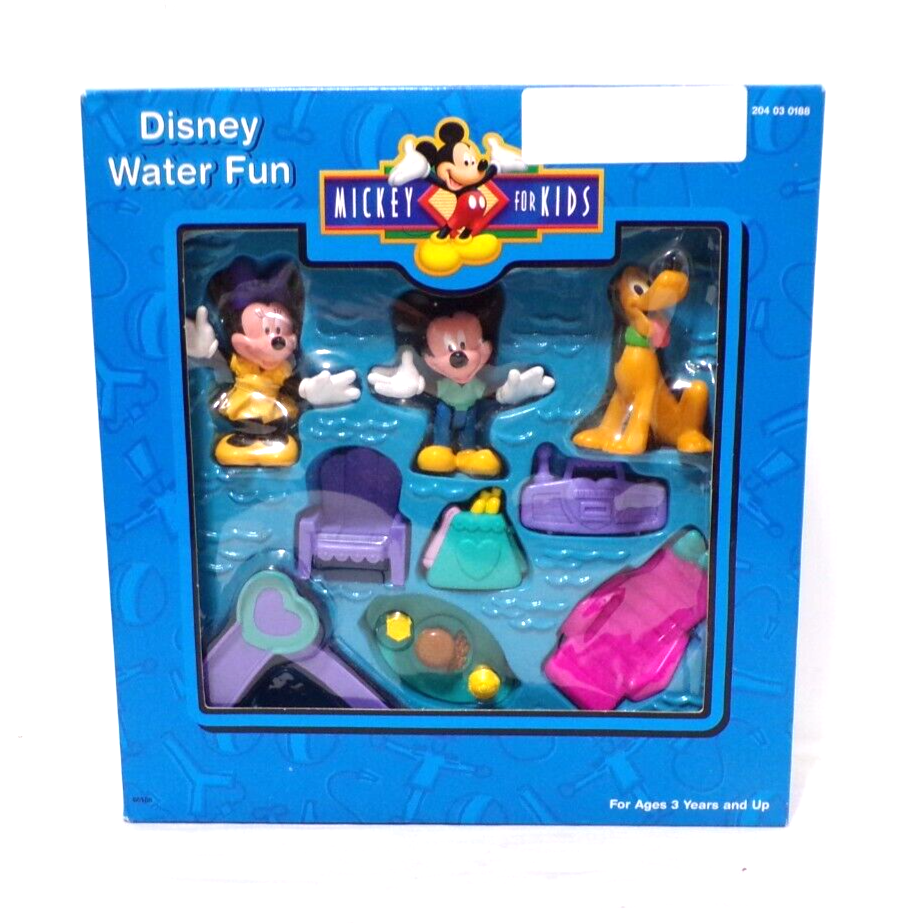 1998 Mickey For Kids DISNEY WATER FUN W/3 Disney Characters/Water ...