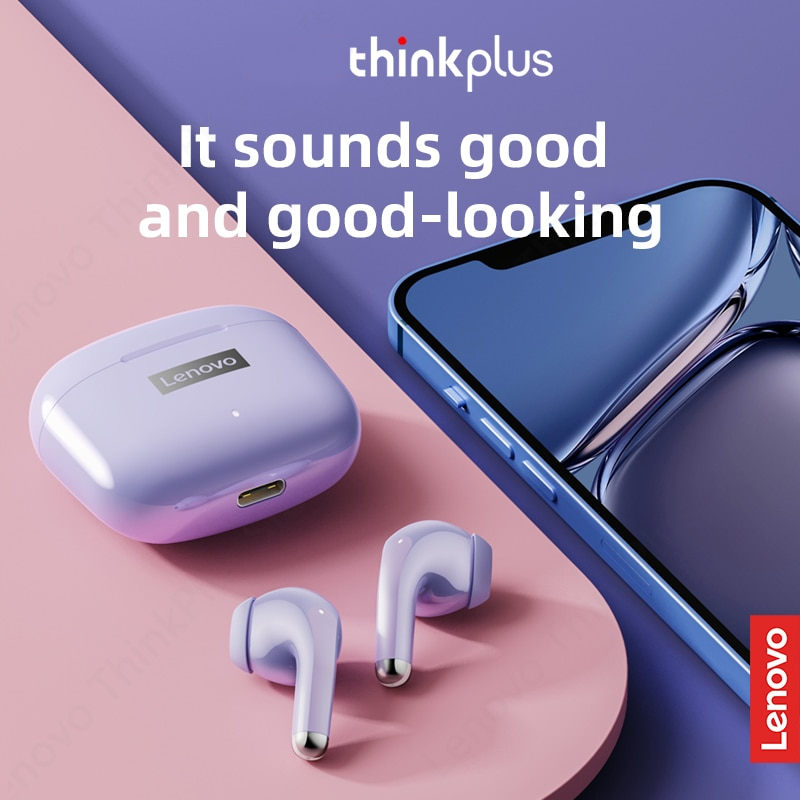 Thinkplus LP40 Pro TWS Earphones Wireless Bluetooth 5.1 Earbuds Ear ...