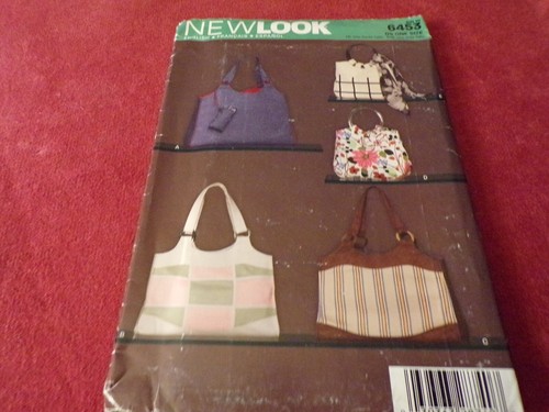 🌹 NEW LOOK #6453 - LADIES CUTE HANDLED ( 5 STYLE ) PURSE - HANDBAG ...