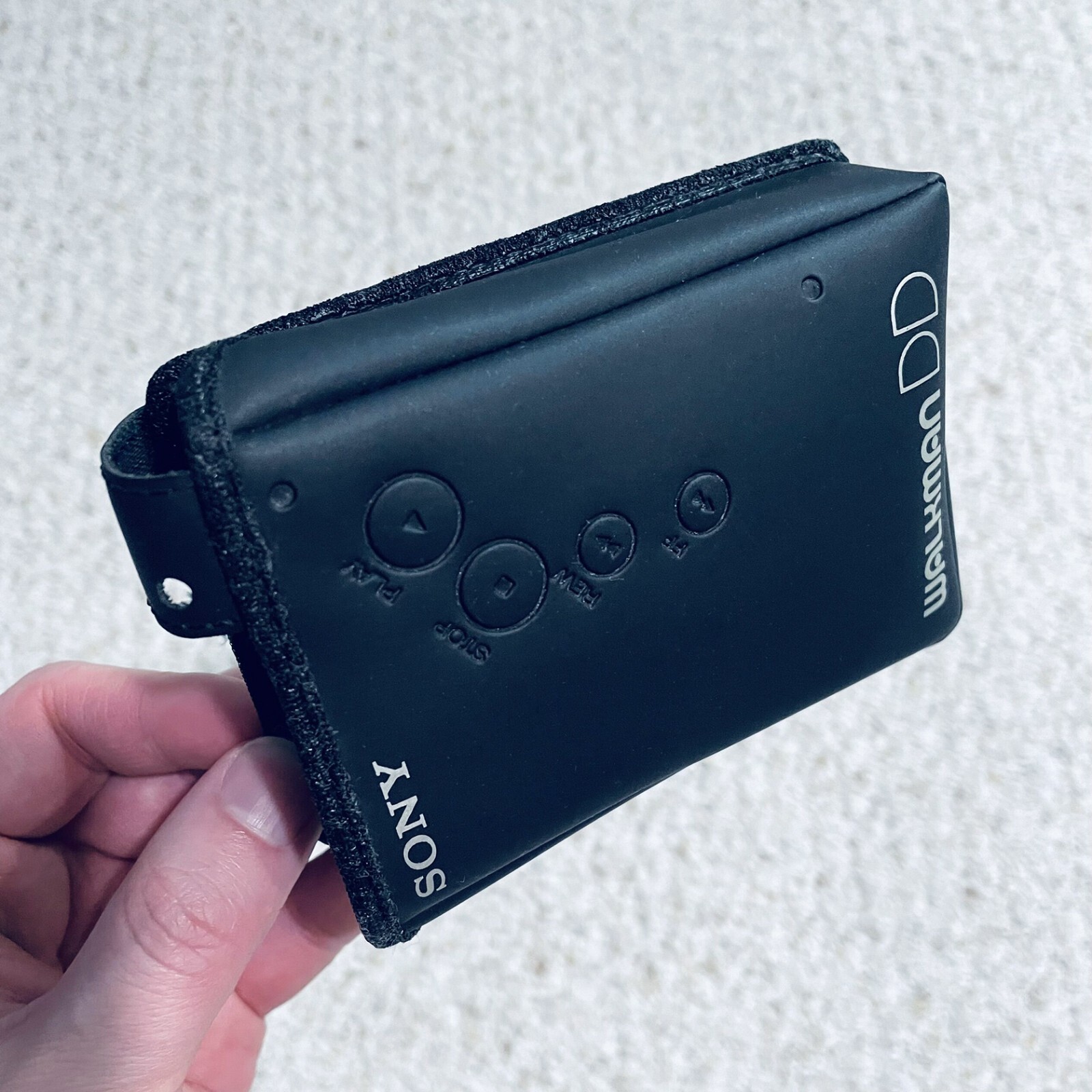 [RARE] SONY Original Leather Case fo DD10 Walkman Cassette Player Cool ...