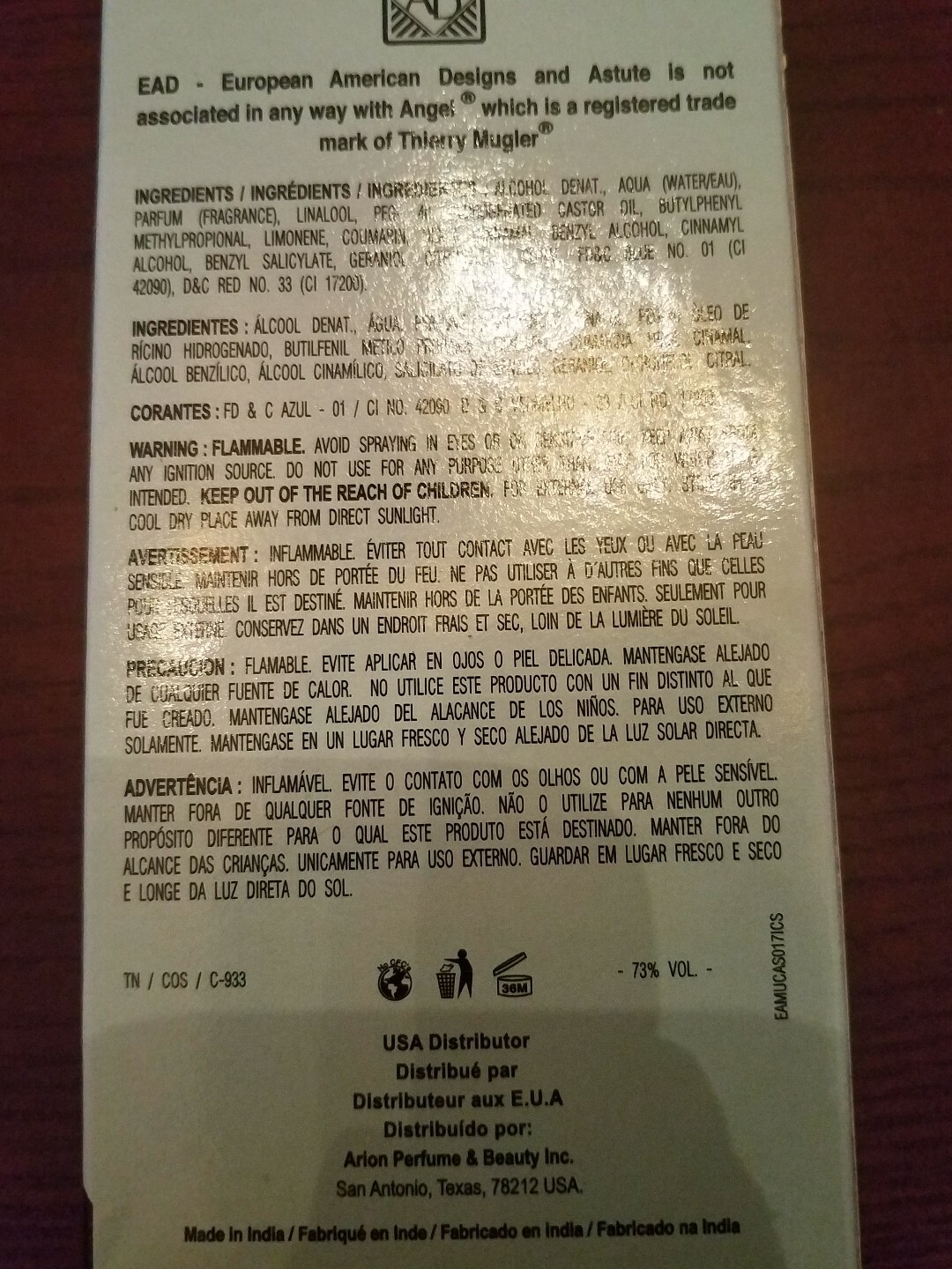 EAD Astute Cologne Spray for Men 2.5 oz 75ml Eau De Toilette New-SHIPS ...