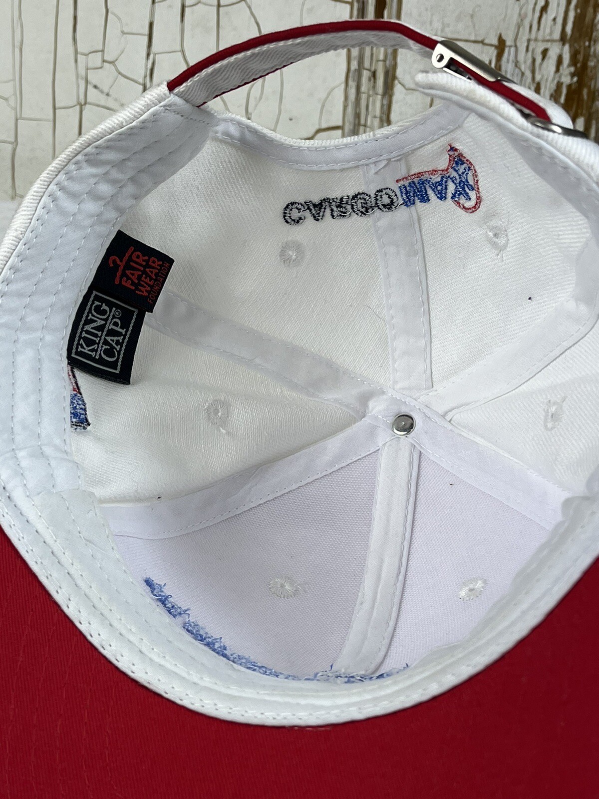 VAN AALST Marine and Offshore BV White Charcoal Strapback Metal Buckle ...