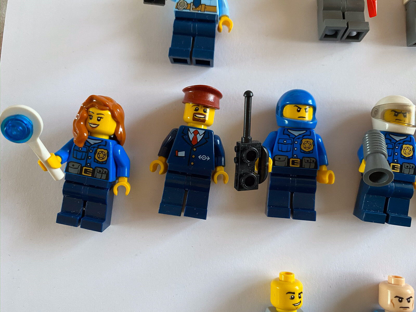 LEGO City Cops and Robbers Minifigure Bundle Genuine Police Criminals ...