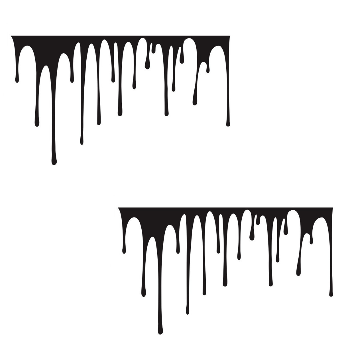 2 PCS Blood Drips Car Graphic Decal Vinyl Side Doors Sticker Taillight ...