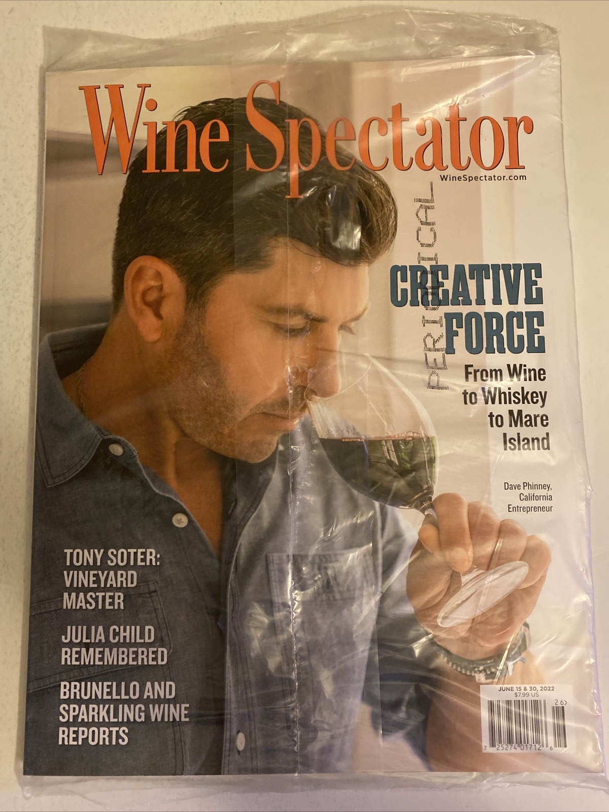 Wine Spectator Magazine June 2022 Tony Soter: Vineyard Master,Creative ...