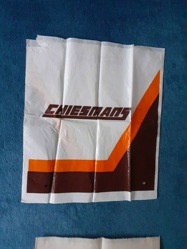 Vintage Chiesmans plastic bag 39cm x 34cm | eBay