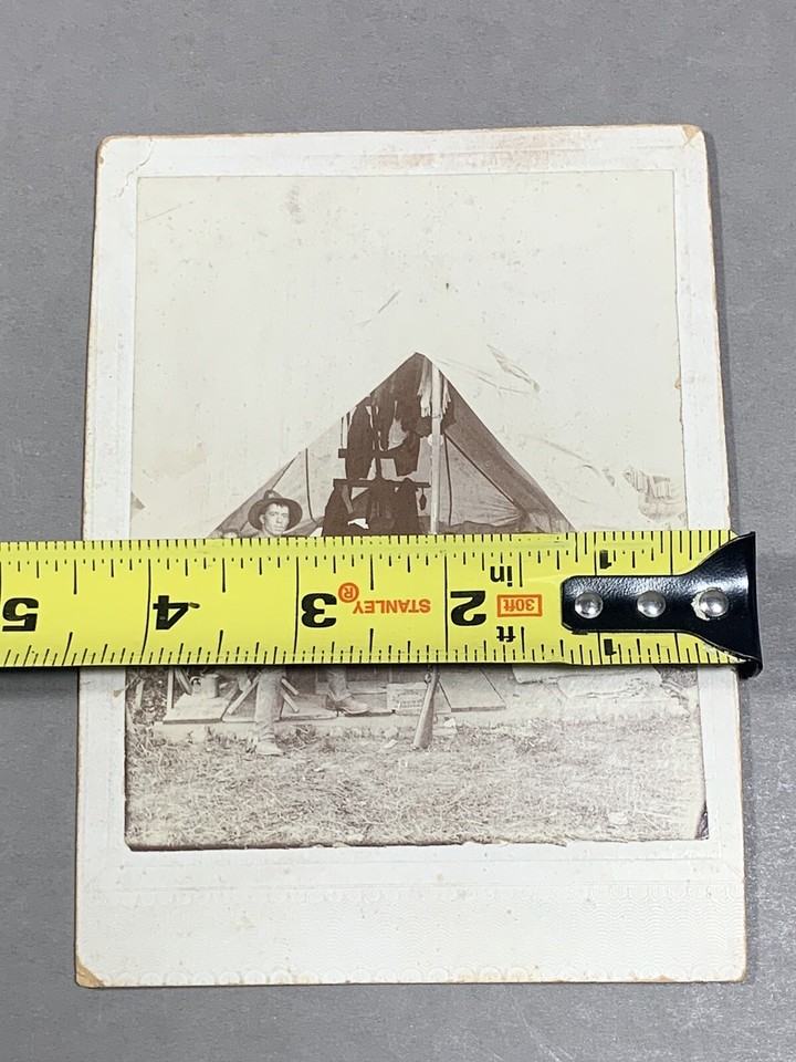 Original Philippine Insurrection Photo ~ Army Soldier Officer Tent ...