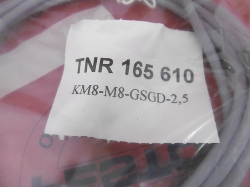 Festo KM8-M8-GSGD-2.5 165610 connection cable new original packaging | eBay