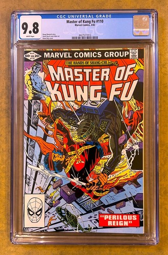 MASTER OF KUNG FU 110 CGC 9.8 WP. LABEL 4427511013. 🎥. | eBay