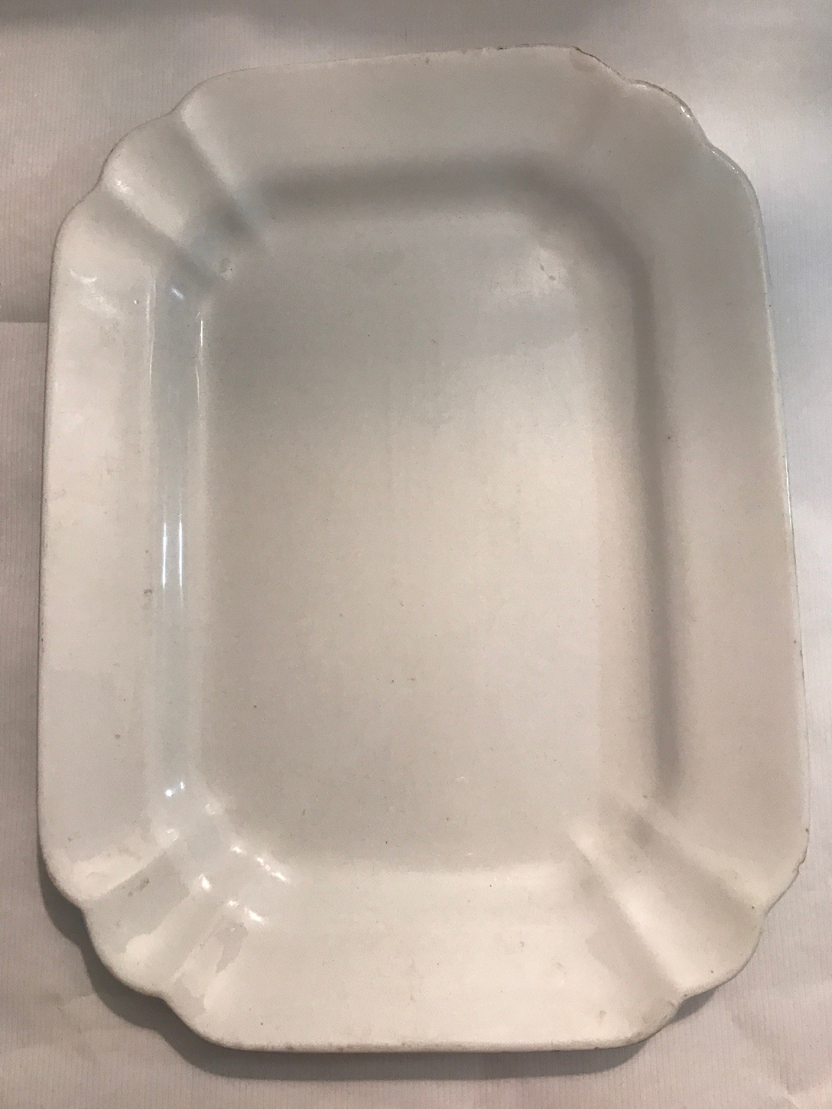 Waterloo Potteries Platter White Royal Premium Semi Porcelain T & R ...