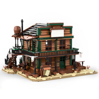 Wild West Sheriff's Office Modular Building Blocks, Western Theme MOC ...
