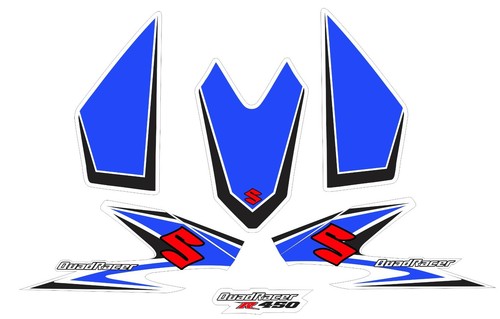 Graphics for Suzuki LTR450 LTR 450 Decal Trim kit white | eBay