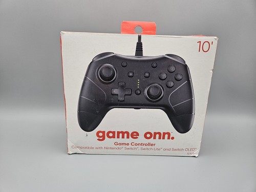 Nintendo Switch Corded Compatible Controller GAME ONN - Black | eBay