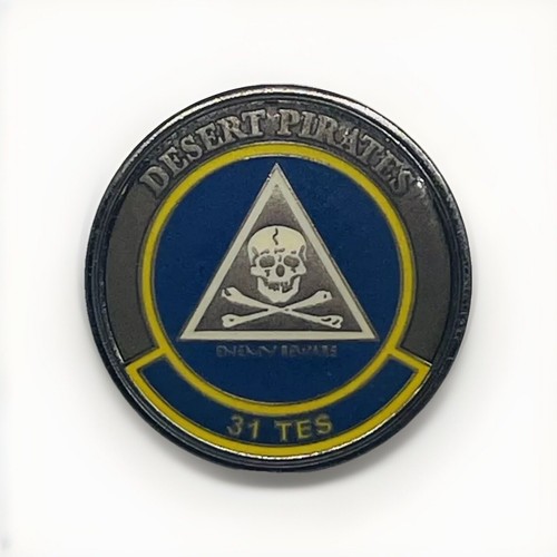 US Air Force Desert Pirates 31 TES "Enemy Beware" Challenge Coin | eBay