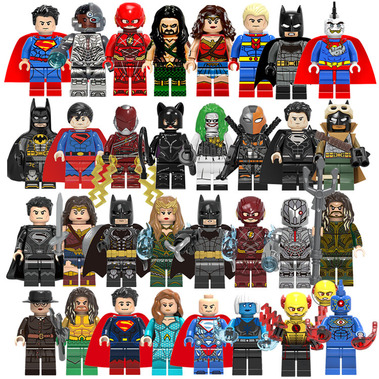 Lego Justice League Custom Minifigures Youtube Batman Minifigures