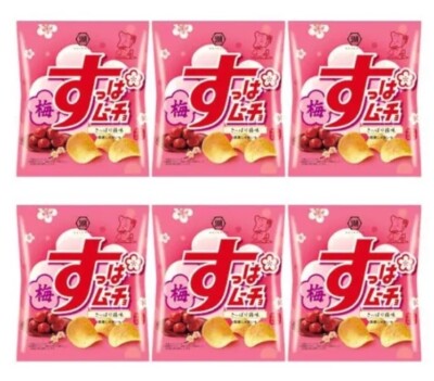 Koikeya sour Ume Potato Chips refreshing plum 3 bags Japanese snack ...