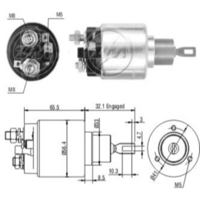 New Starter Solenoid Relay For Mercedes Mb140/160/180 98/99 /17038 | eBay