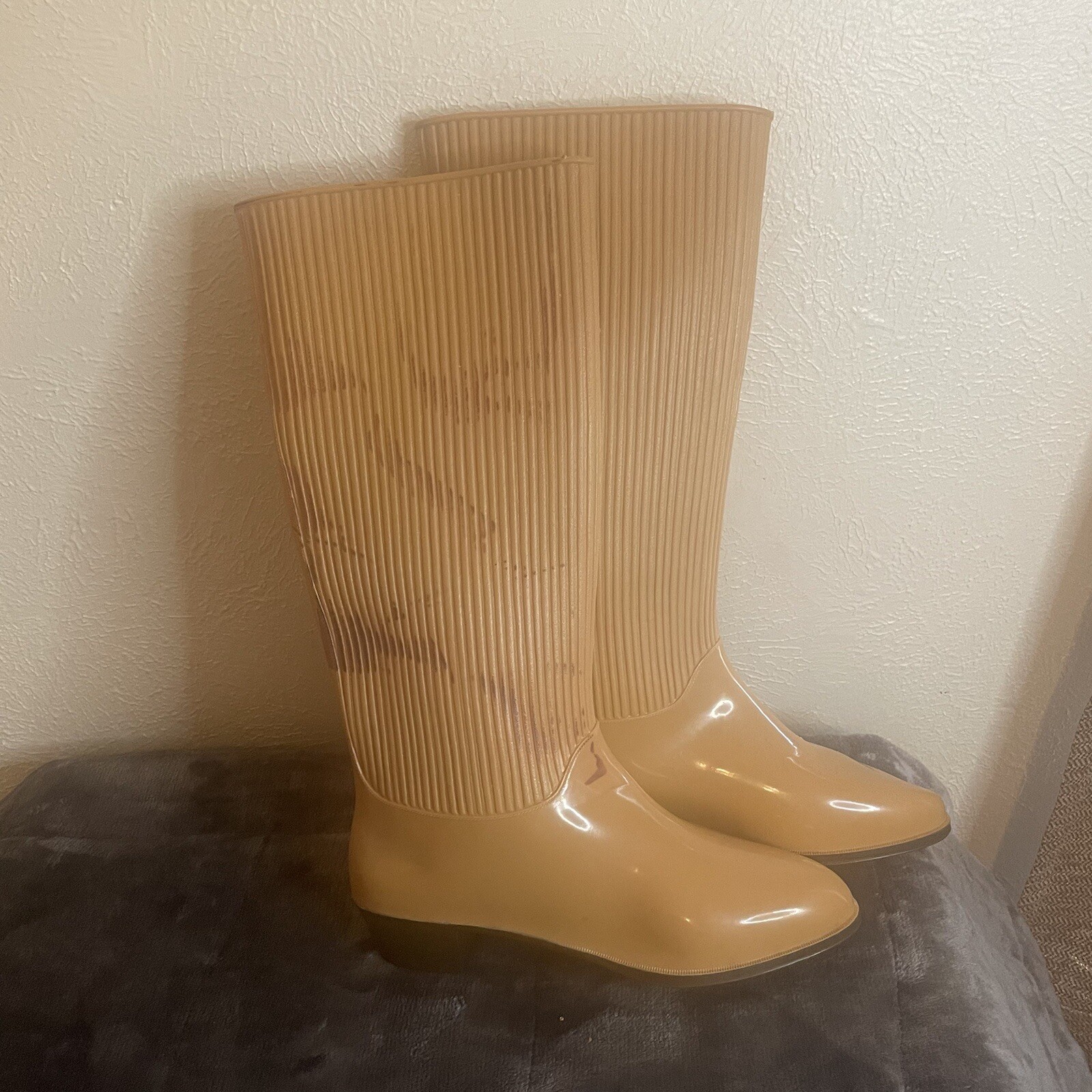LIZA RIGON Vintage Rubber Rain Boots 1970's Size 8/38 | eBay UK