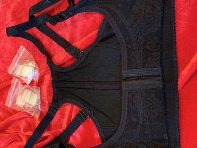 Chic Shaper Perfect Posture Cleavage Enhancer X-Large 40-42 Black Bust ...