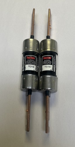 COOPER BUSSMANN,FRS-R-80,FUSETRON FUSE 80A 600V LOT OF 2 | eBay