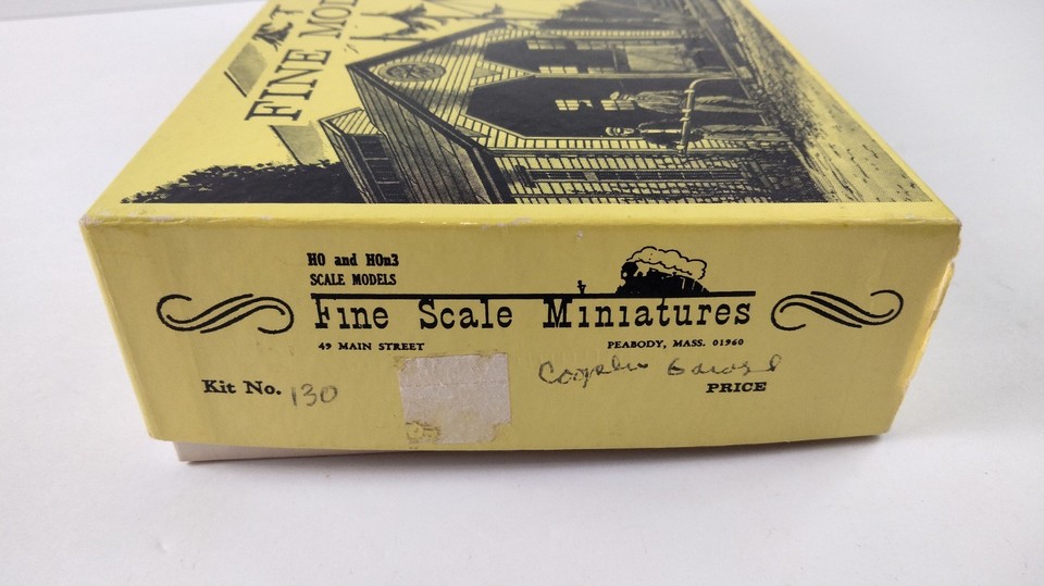 FSM Fine Scale Miniatures #130 Ezra Cooper's Garage Craftsman Kit HO 1/ ...