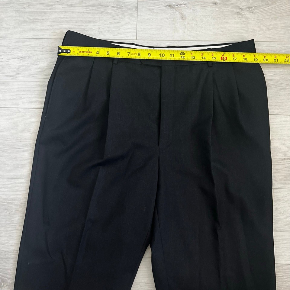 Jones New York JNK 100% Wool Black Suite R44 Jacket, R37.5 Pant | eBay