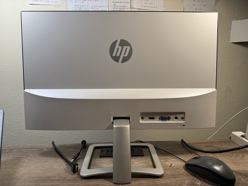 HP 23er 1920 x 1080P FHD IPS 2k Monitor White Very New with Power cord ...